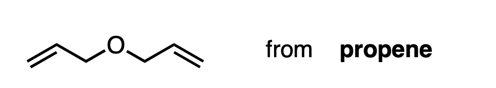 Solved from propene | Chegg.com