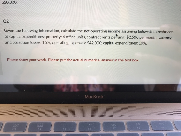 Solved $50,000 Q2 Given the following information, calculate | Chegg.com