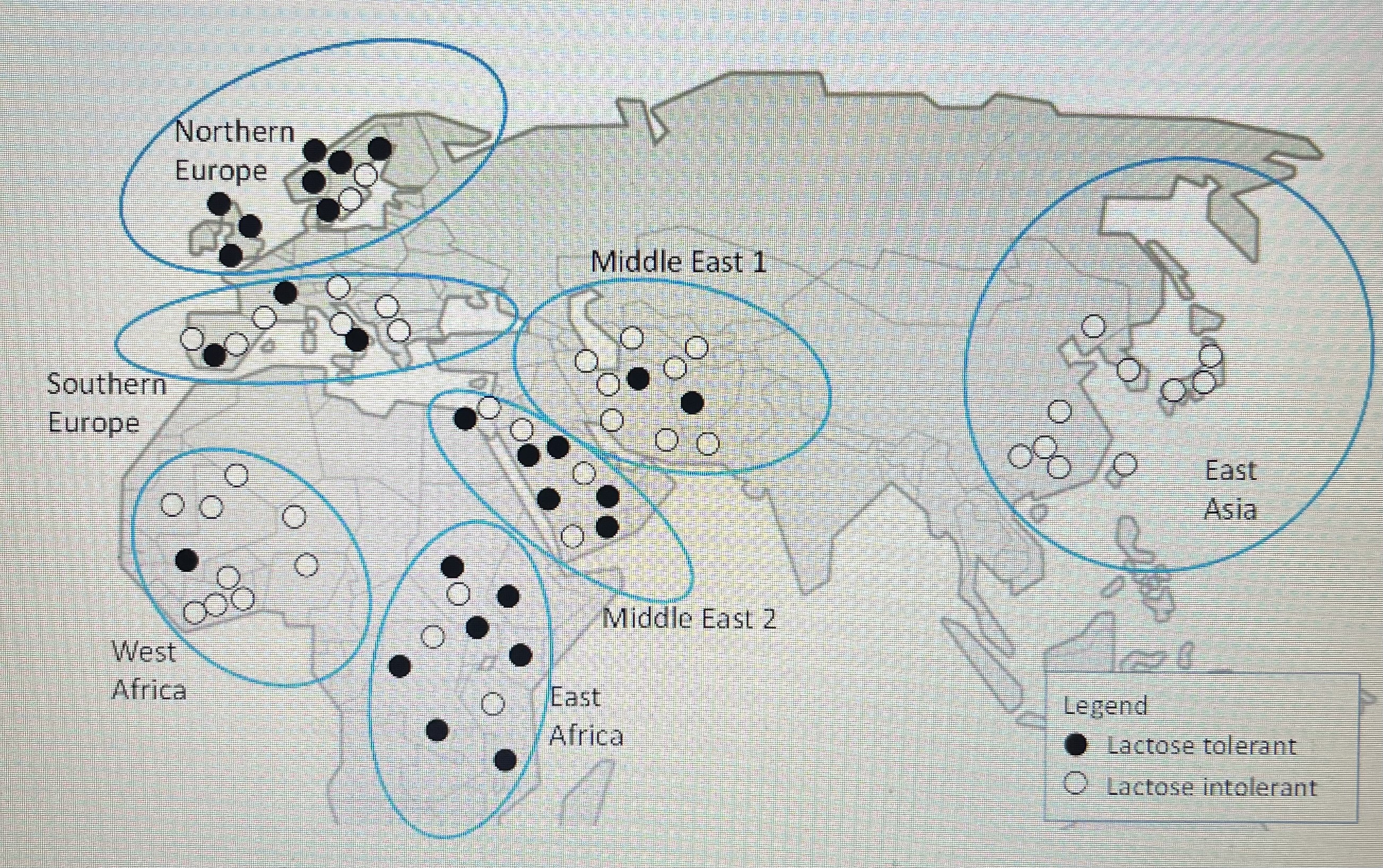 Solved Part IfDo you see patterns in the geographic | Chegg.com