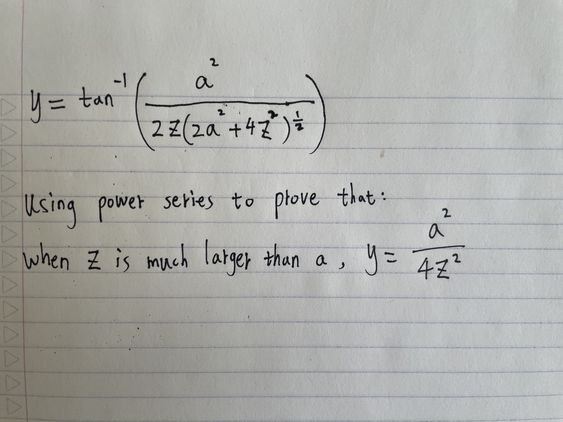 Solved Please check the image above. Using power series or | Chegg.com Solved Please check the image above. Using power series or | Chegg.com