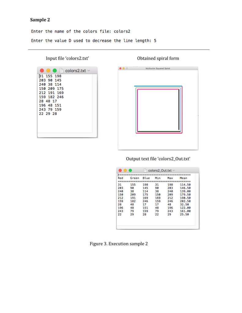 Solved use Python language to draw squared spiral forms | Chegg.com