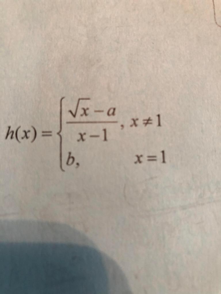 Solved Find constants a and b so that each of the following | Chegg.com