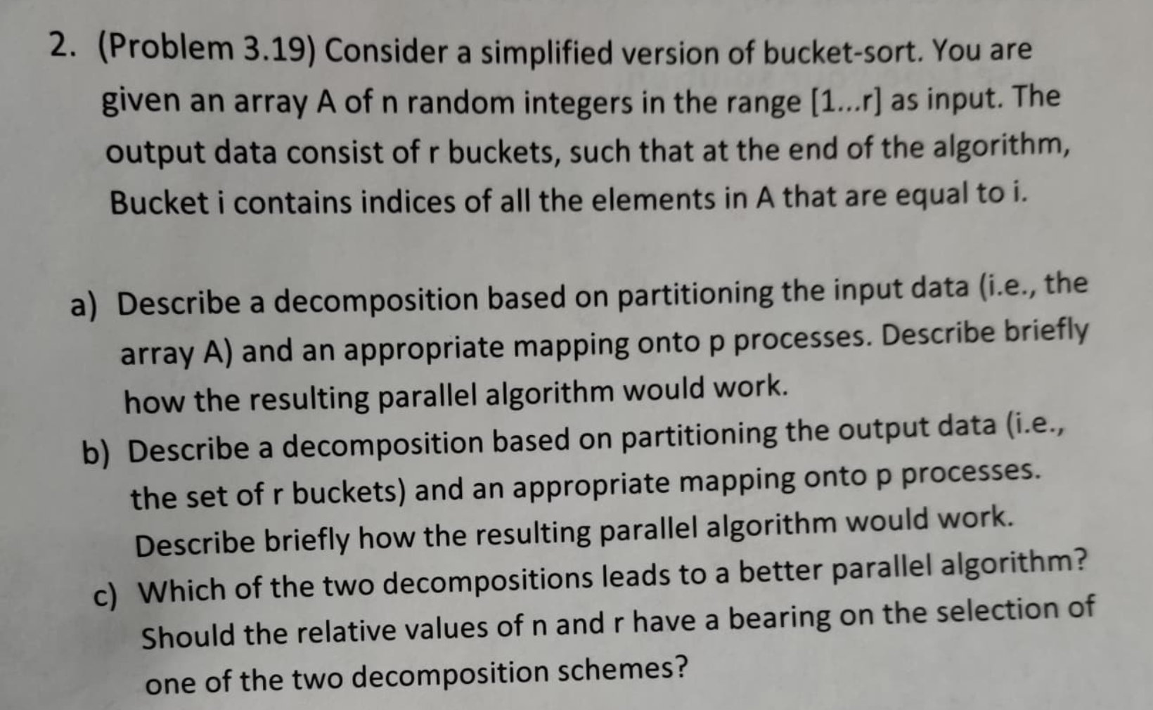 2. (Problem 3.19) Consider a simplified version of | Chegg.com