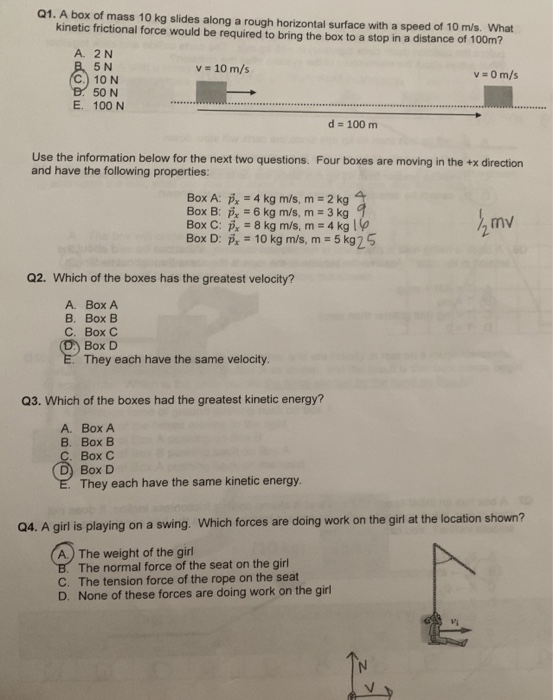 Solved Q5.Two carts are traveling towards each other along a | Chegg.com