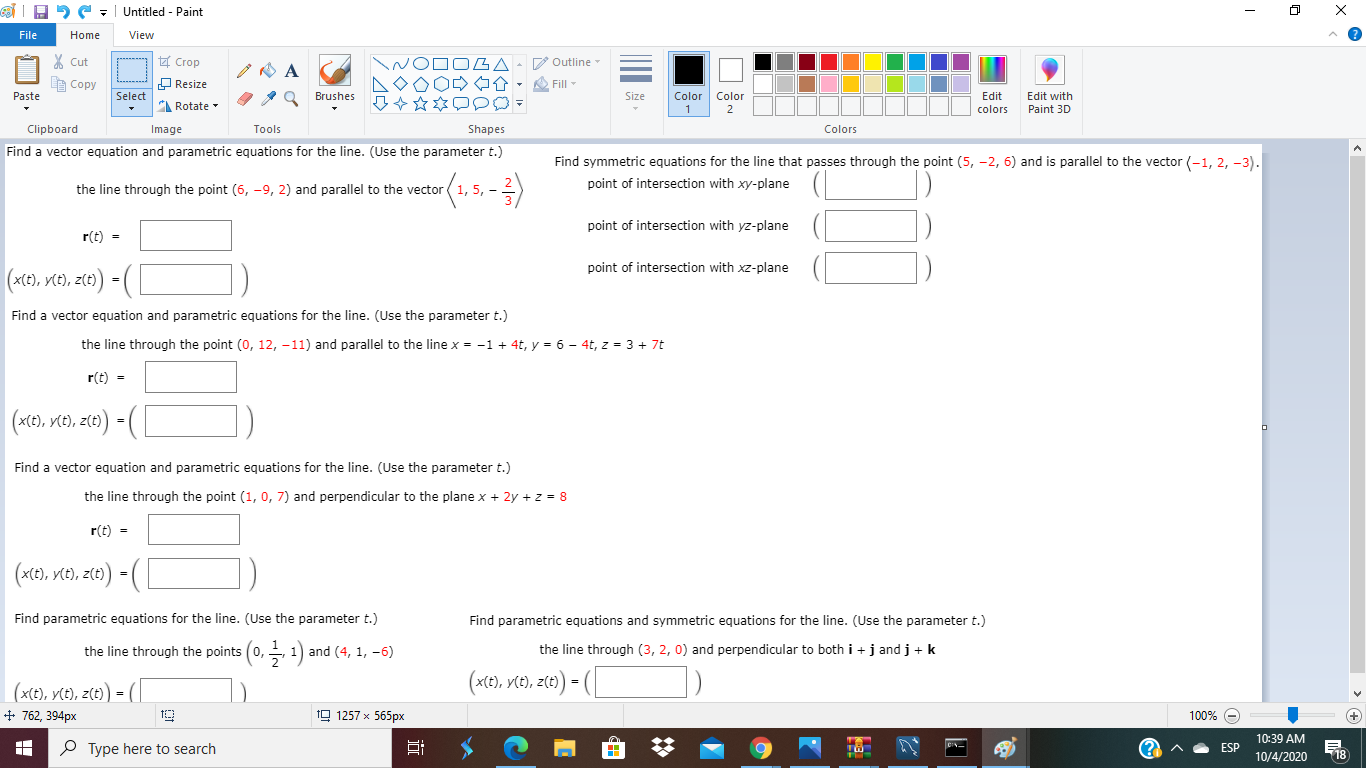 Solved = Untitled - Paint - File Home View A? Outline Fill | Chegg.com