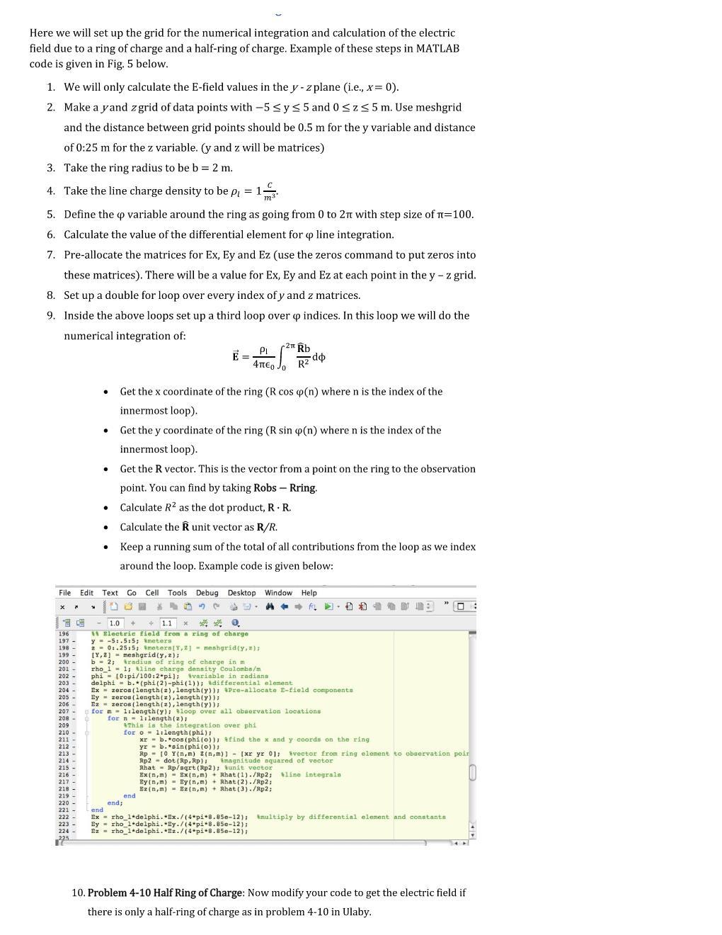 Solved Here we will set up the grid for the numerical | Chegg.com