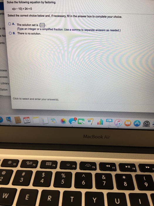 Solved Solve the following equation by factoring. x(x - 10) | Chegg.com