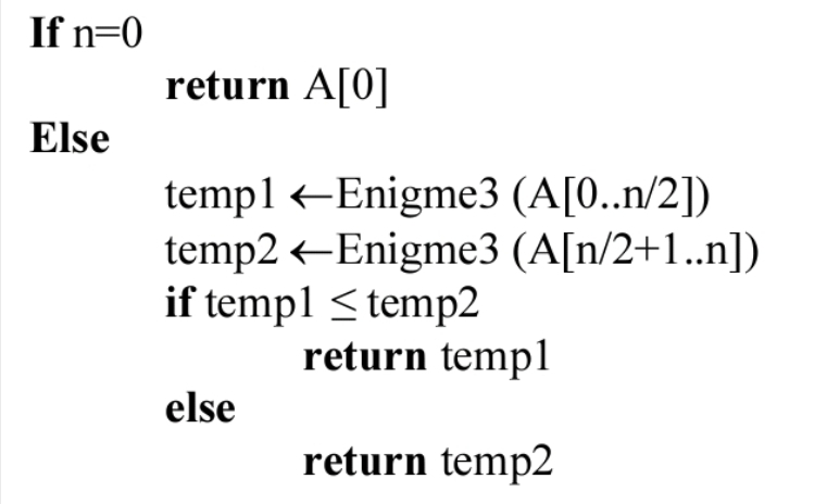 Solved Compute the complexity of the following algorithms in | Chegg.com