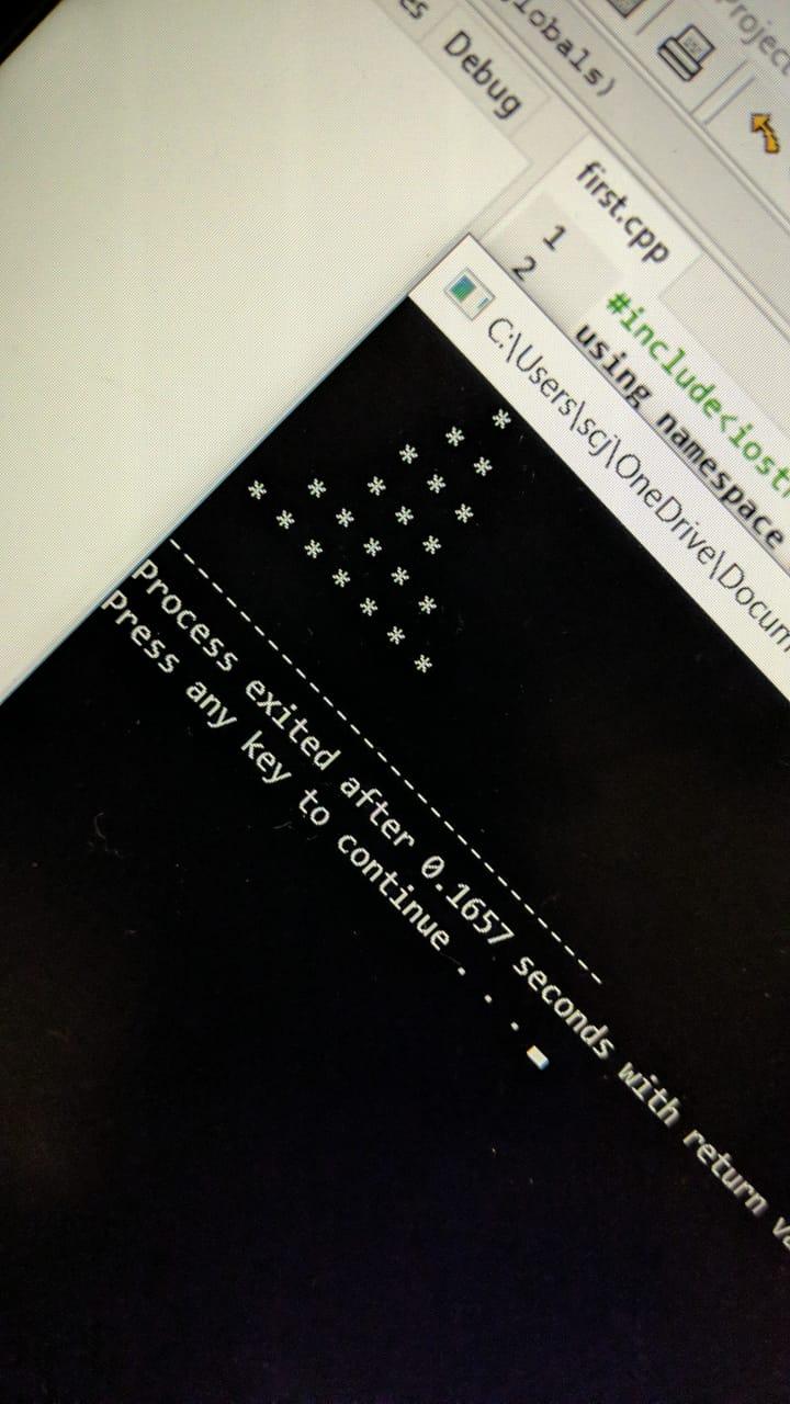 Solved PRINT THE FOLLOWING PATTERN USING FOR LOOP IN C | Chegg.com