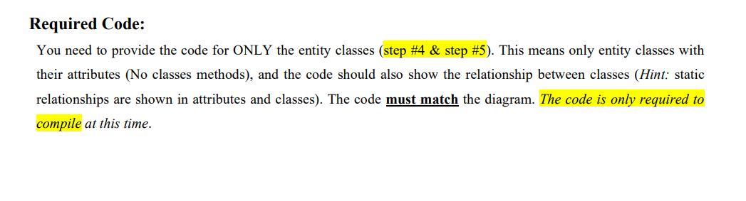 SE 324 (Software Architecture & Design) - Project | Chegg.com
