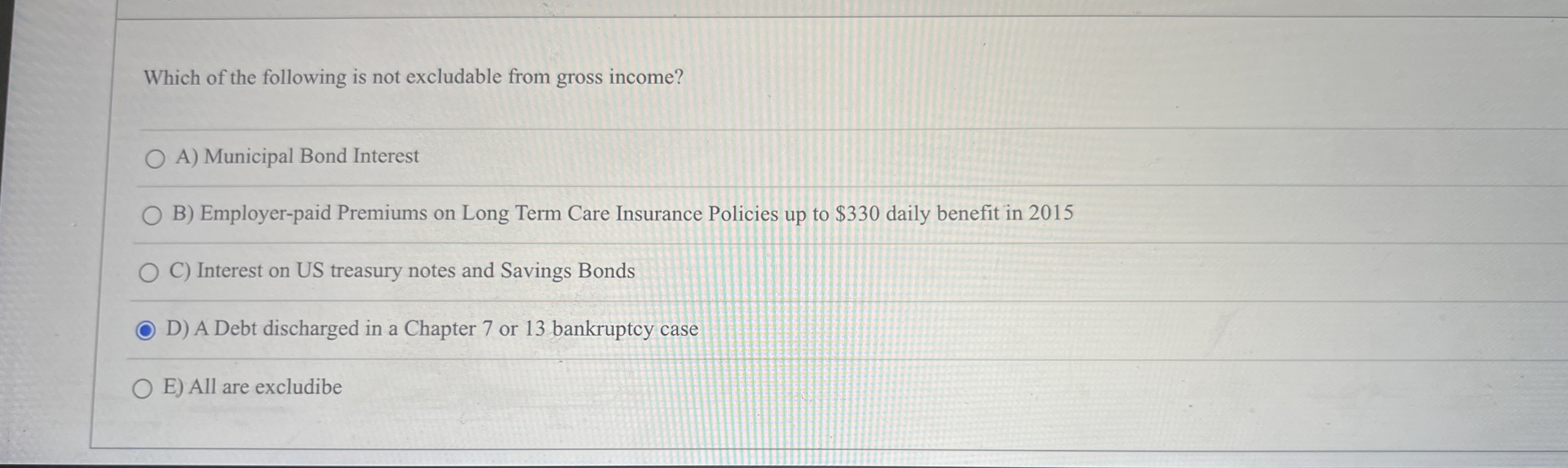 [Solved]: Ray, a CPA, received a damage award in a defamat