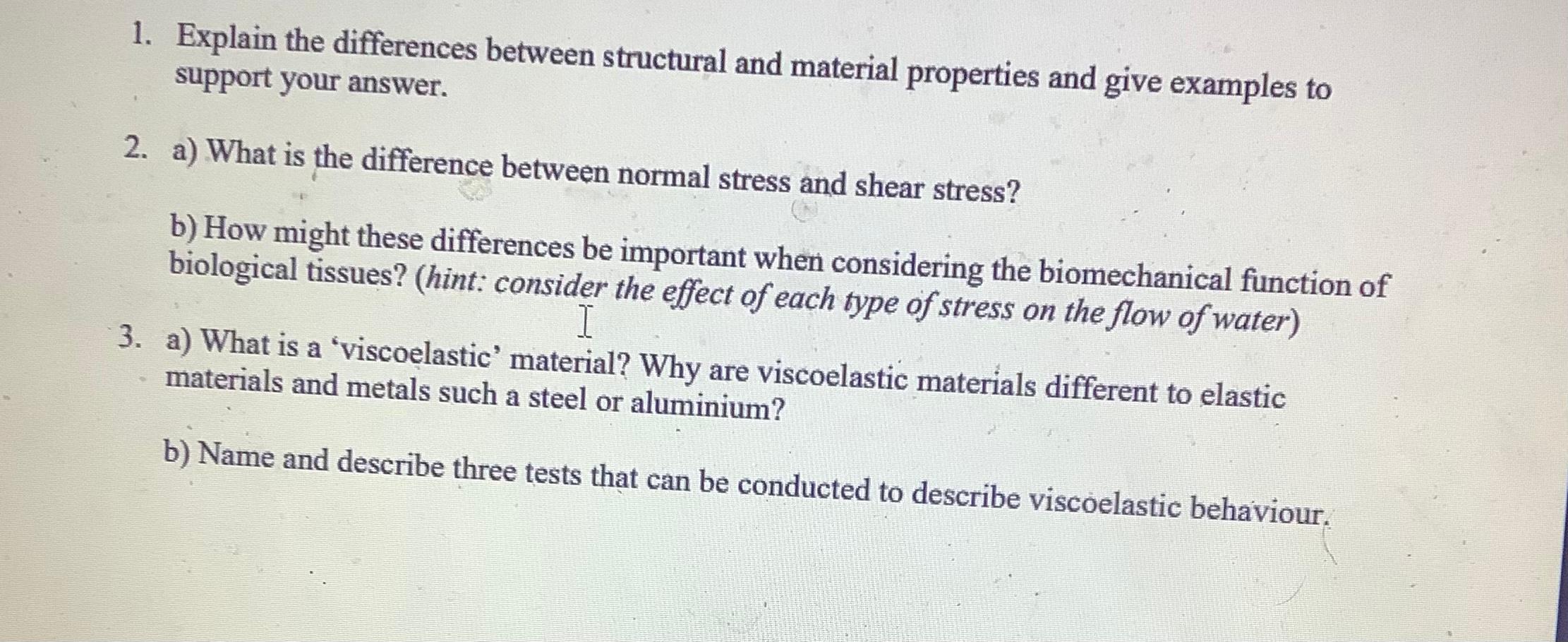 Solved 1. Explain the differences between structural and | Chegg.com