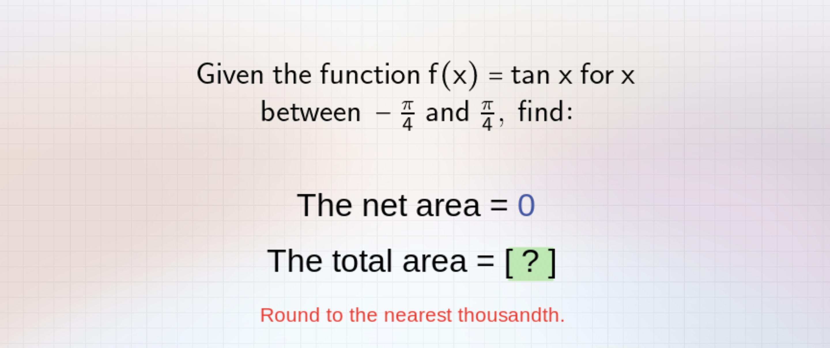 Solved Given the function f(x)=tanx ﻿for xbetween -π4 ﻿and | Chegg.com