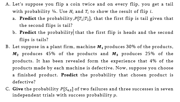 Solved Let’s suppose you flip a coin twice and on every | Chegg.com