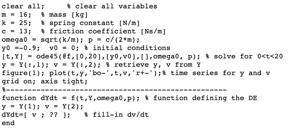Solved (a) Modify LABO5ex2.m to compute and plot the | Chegg.com