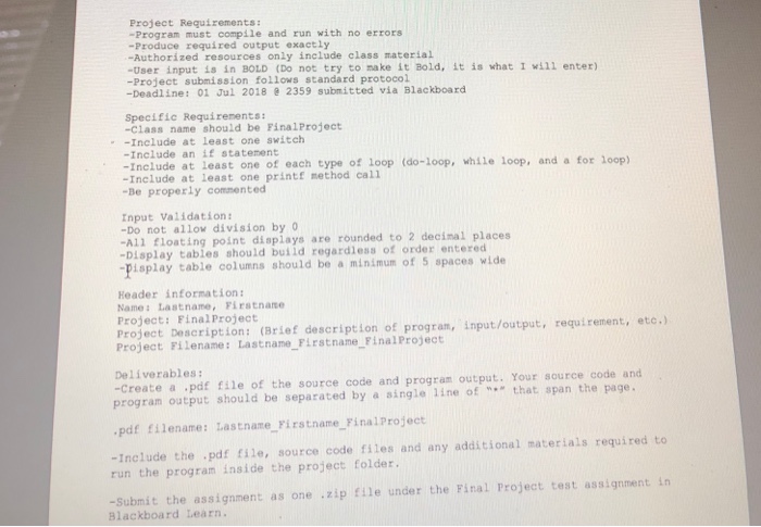 Solved In Java (JGRASP) write a program that return the | Chegg.com