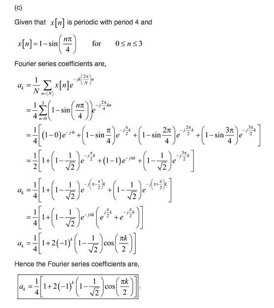 Solved Problem 7h - Plotting Fourier Series Convergence 7 In | Chegg.com
