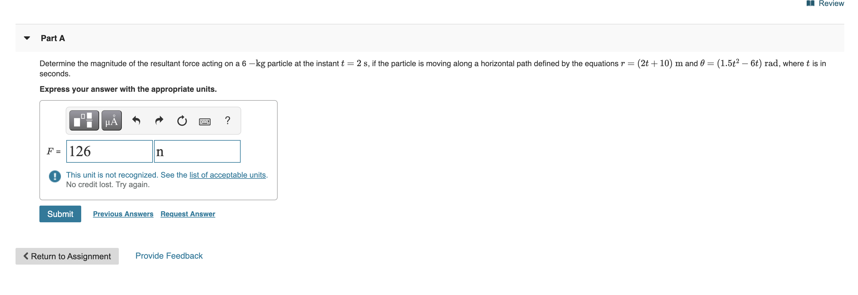 Solved II Review The 0.1-kg pin P is constrained to move in | Chegg.com