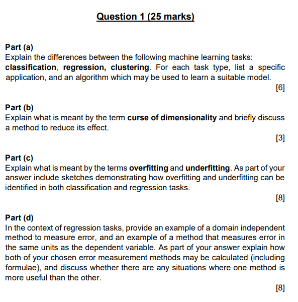Solved Part (a) Explain the differences between the | Chegg.com