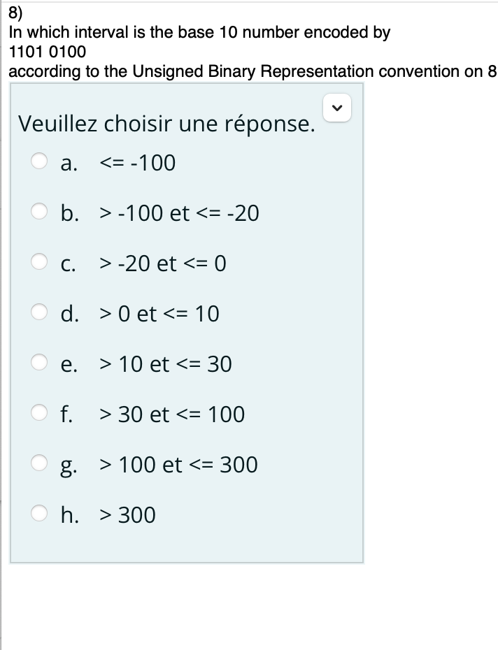Solved In Which Interval Is The Base 10 Number Encoded By 