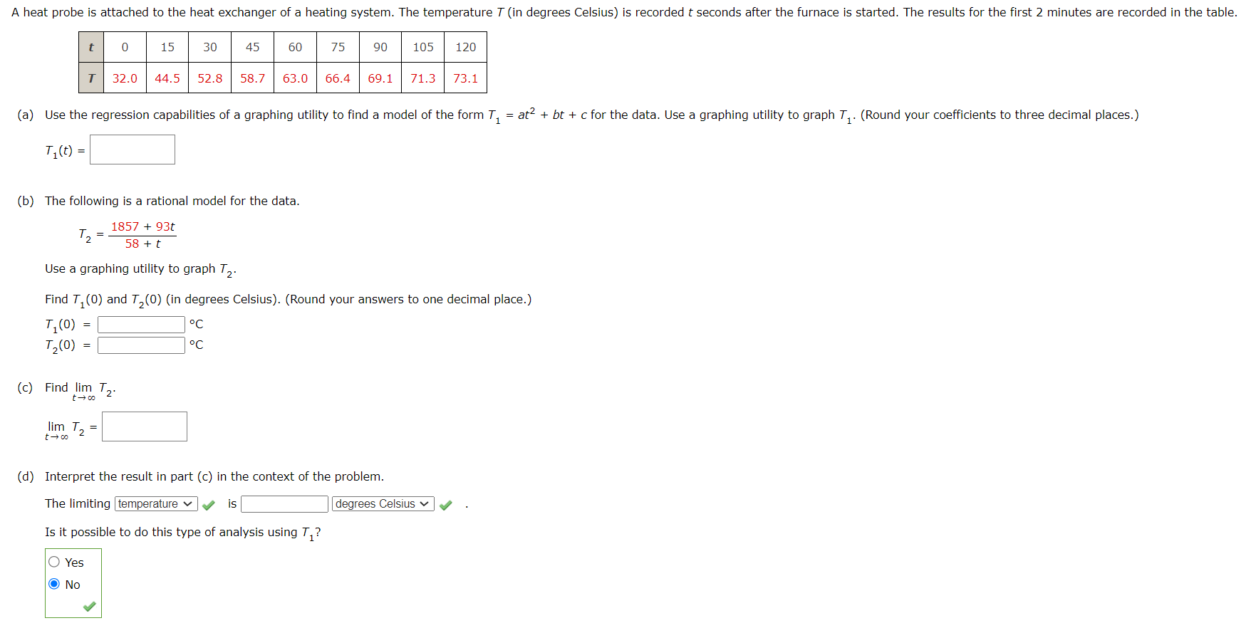 Solved T1(t)=∣ (b) The following is a rational model for the | Chegg.com