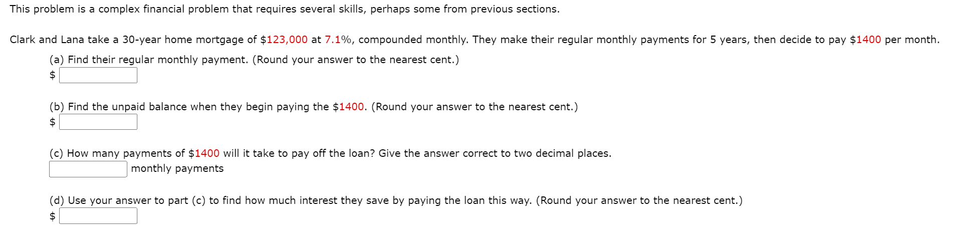Solved This problem is a complex financial problem that | Chegg.com