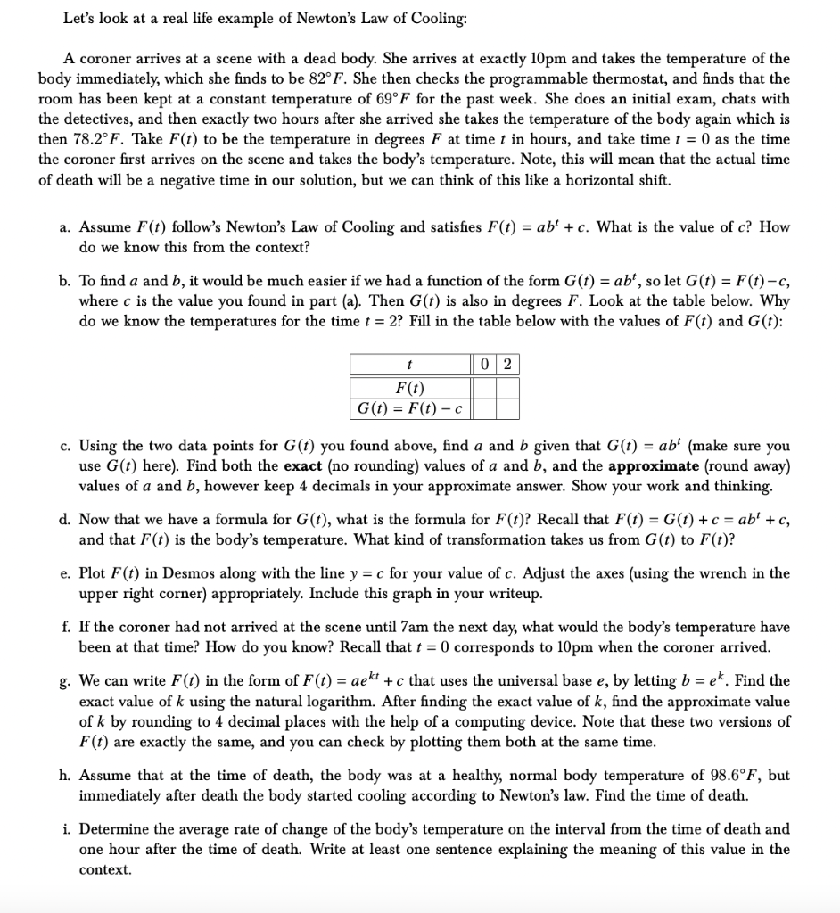 Solved Let's look at a real life example of Newton's Law of | Chegg.com