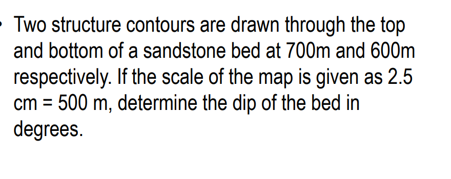 Solved Two structure contours are drawn through the top and | Chegg.com