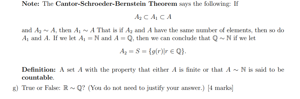 Solved A2⊂A1⊂A and A2∼A, then A1∼A That is if A2 and A have | Chegg.com