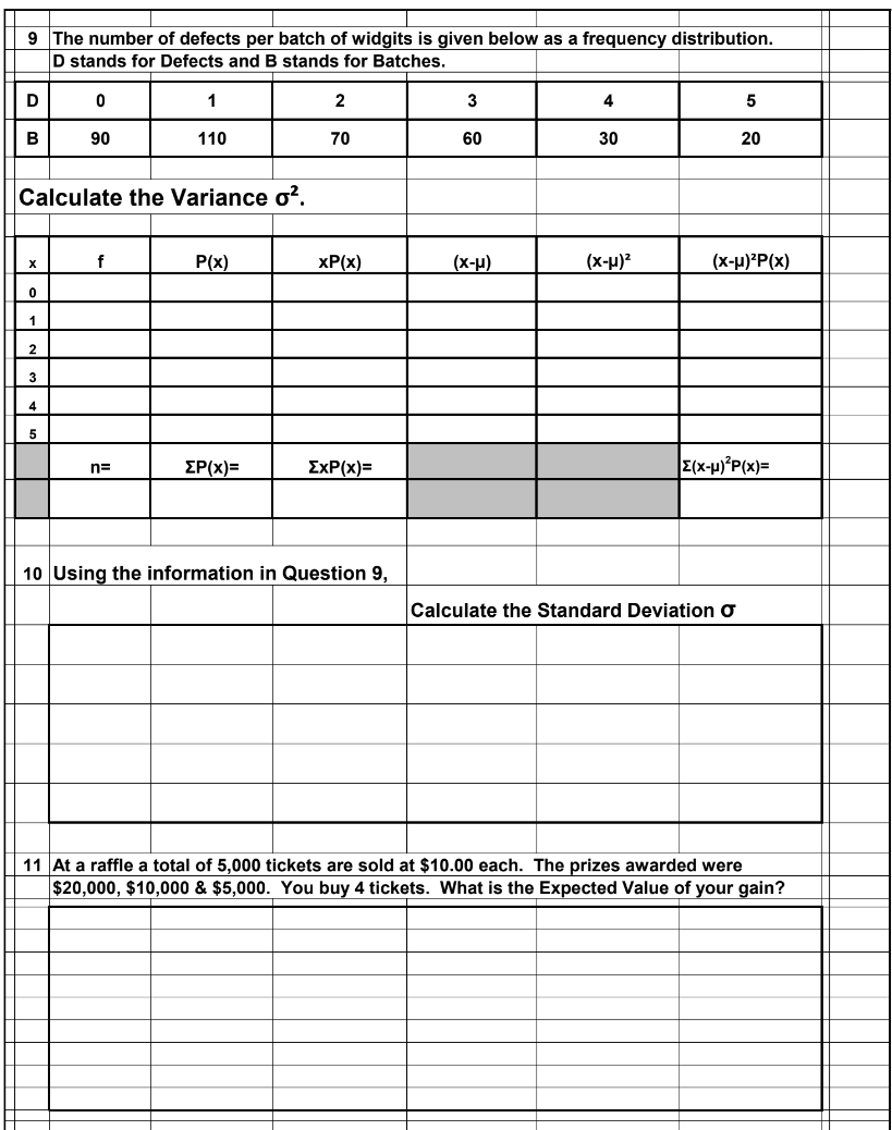 Solved please help answer numbers 9-11. thank you | Chegg.com