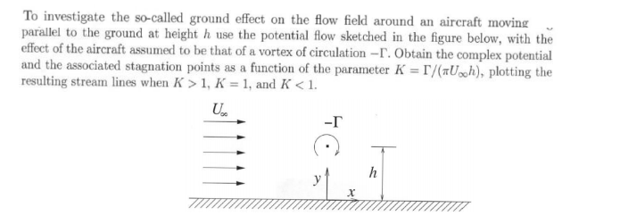 To investigate the so-called ground effect on the | Chegg.com