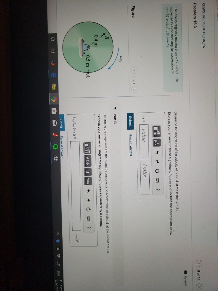 Solved USE Submit Request Answer wo Part B Determine the | Chegg.com