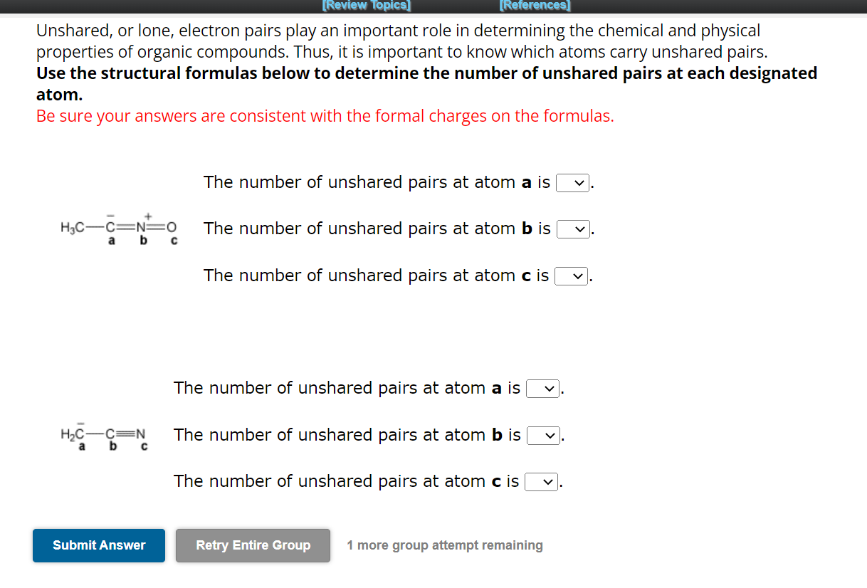 Solved Unshared, or lone, electron pairs play an important | Chegg.com