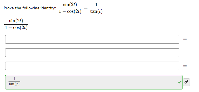 Solved Prove the following identity: | Chegg.com