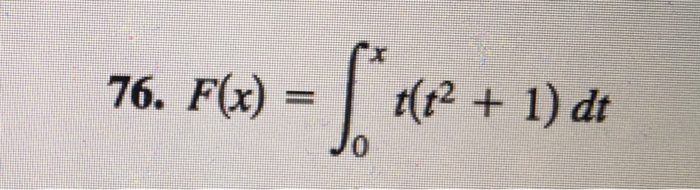 Solved Finding and Checking an Integral In Exercises 75-80, | Chegg.com