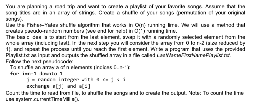 Solved This for a JAVA Course, See below and this program | Chegg.com
