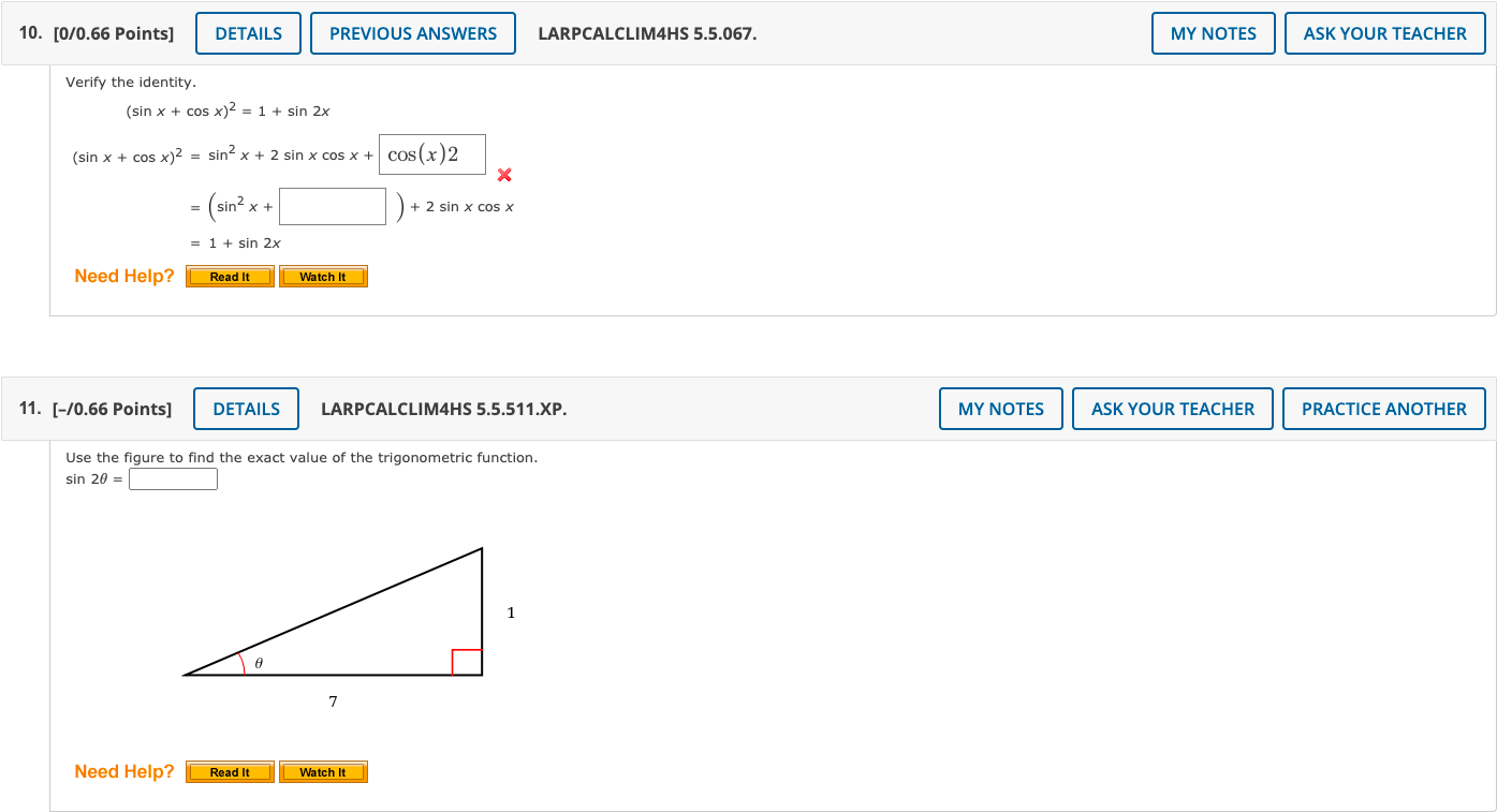 Solved 8. [0/0.66 Points] DETAILS PREVIOUS ANSWERS | Chegg.com