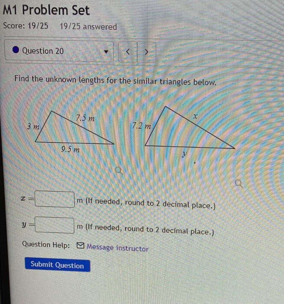 Solved M1 Problem Set Score: 19/2519/25 answered Question 20 | Chegg.com