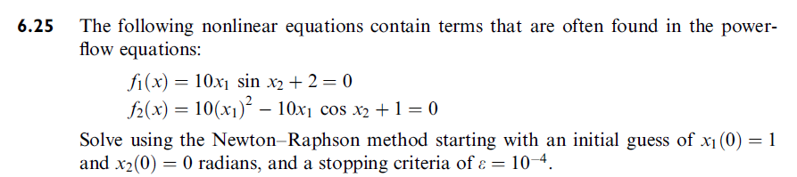 Solved The following nonlinear equations contain terms that | Chegg.com