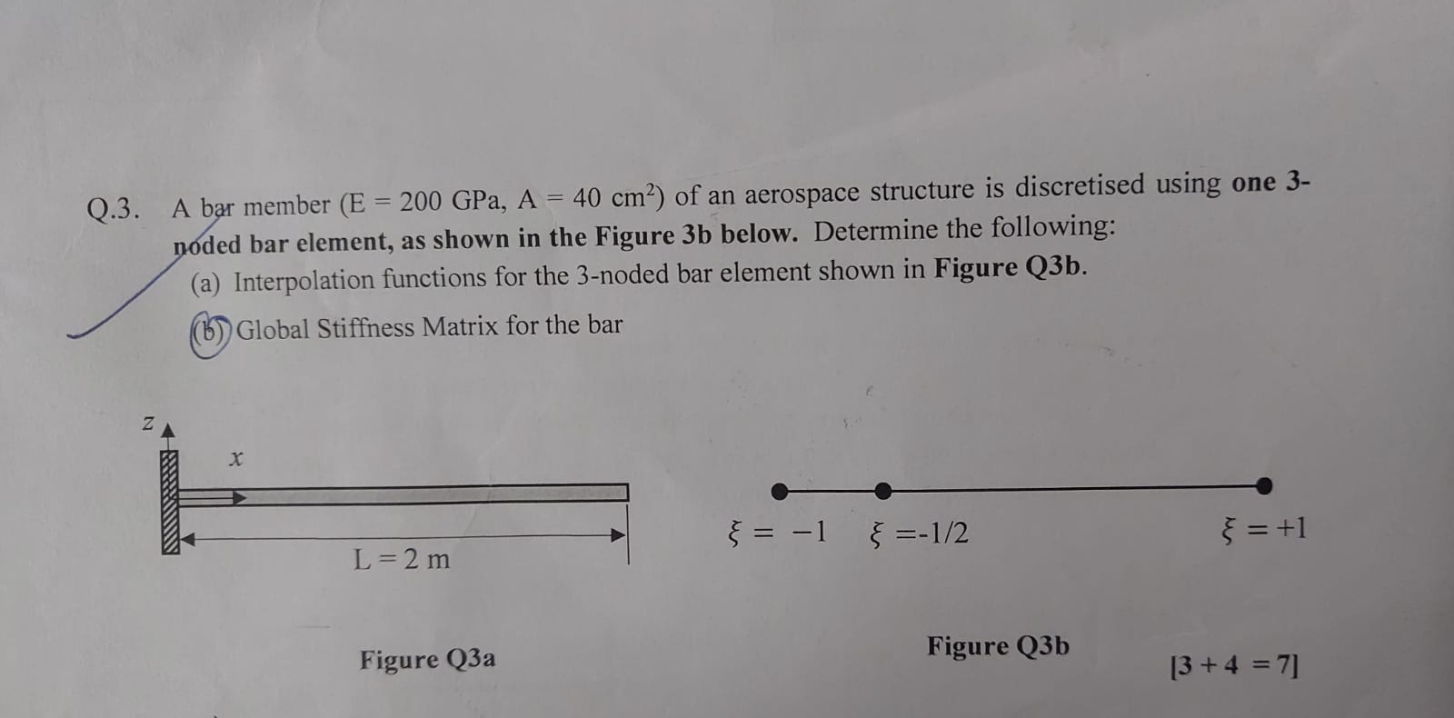 Solved Q.3. ﻿A bar member (E=200GPa,A=40cm2) of an | Chegg.com