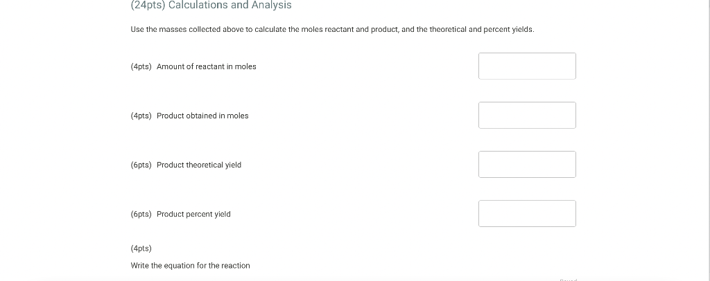 Solved Week 12 Data And Report Submission - Hydroboration | Chegg.com