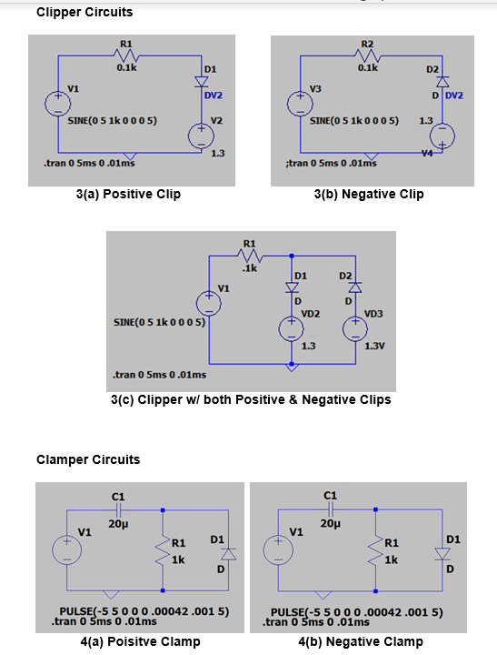 Solved Fill in table regarding the Clipper and Clamper | Chegg.com