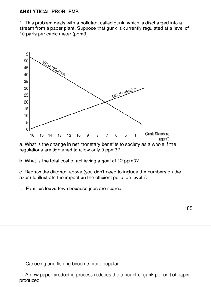 Solved ANALYTICAL PROBLEMS 1. This problem deals with a | Chegg.com