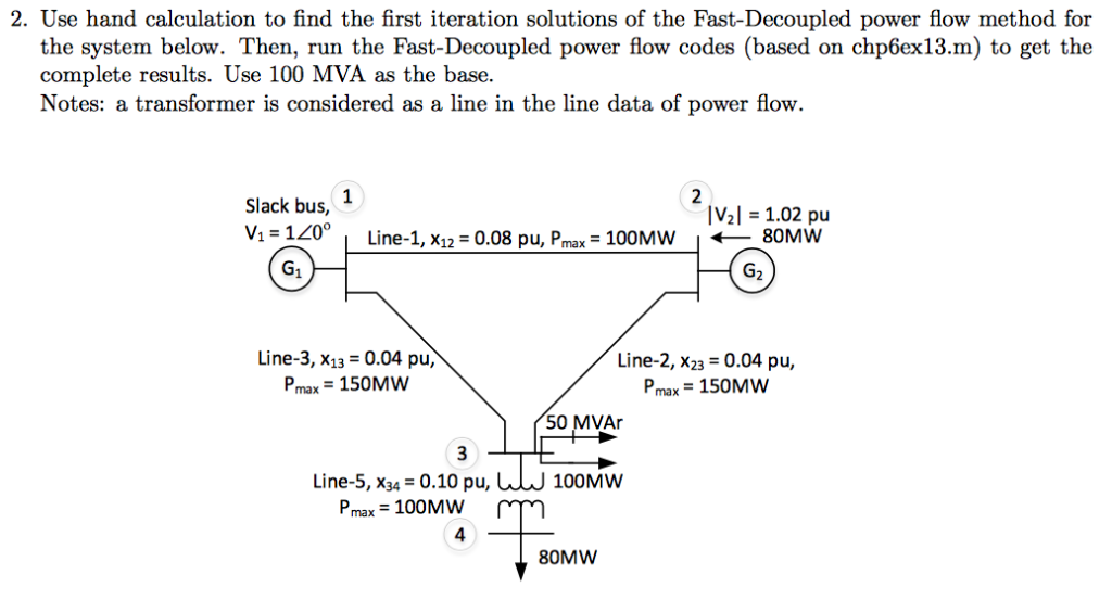 Solved 2. Use hand calculation to find the first iteration | Chegg.com