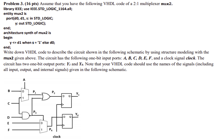 Solved Problem 3. (16 pts) Assume that you have the | Chegg.com