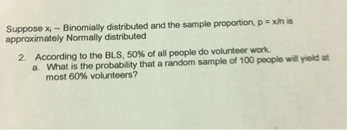 Solved Suppose~ Binomially distributed and the sample | Chegg.com
