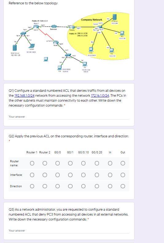 Solved Q5) Which command is used to verify configured ACLs | Chegg.com