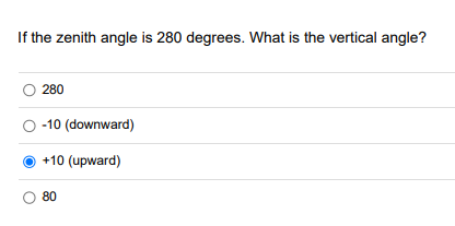 Solved The difference between the direct and reverse angles | Chegg.com