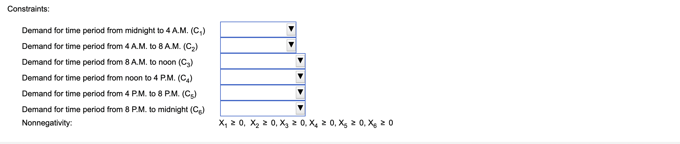 Solved Formulate A Linear Programming Model To Cover The 1873