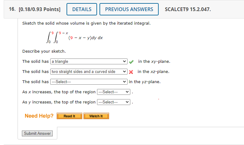 Solved Need help calc 3 | Chegg.com Solved Need help calc 3 | Chegg.com
